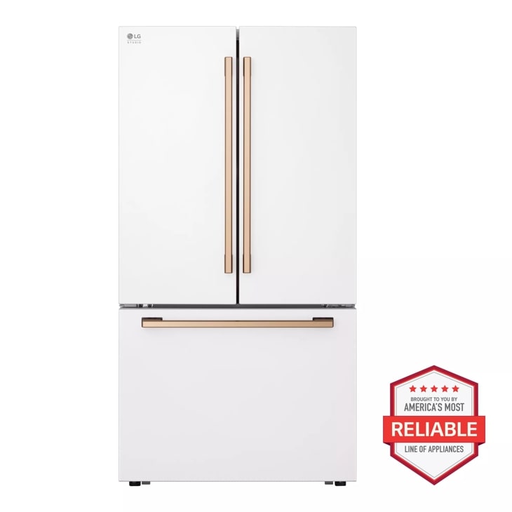 LG STUDIO 27 cu. ft. Smart Counter-Depth MAX™ French Door Refrigerator ...