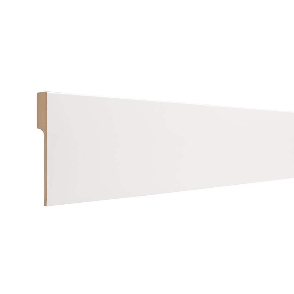 ORNAMENTAL 1542 7/8 in. x 5 1/4 in. x 96 in. Craftsman Primed MDF Cove ...